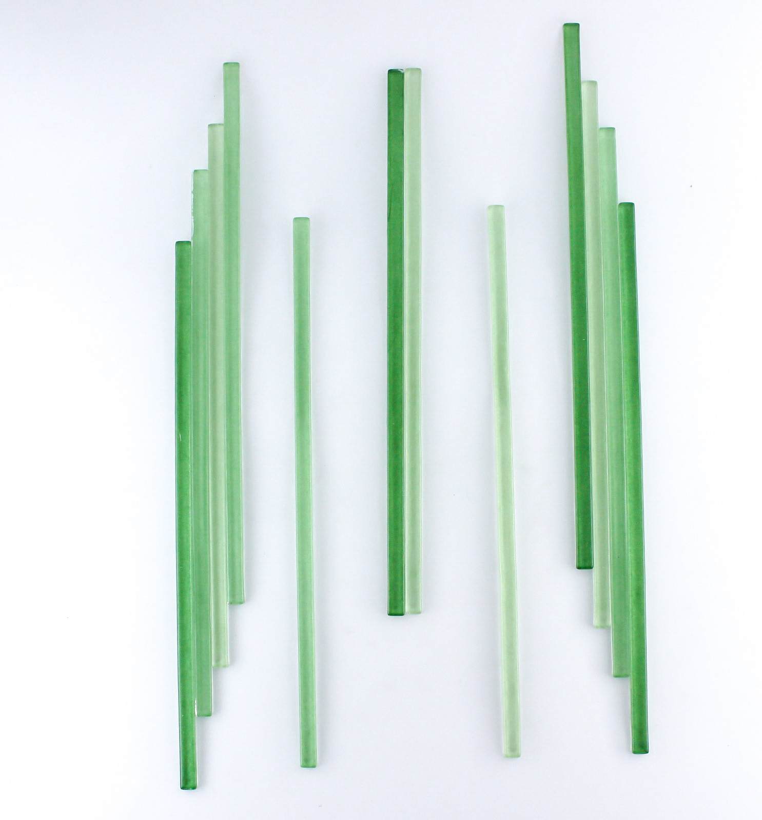 Glass Sticks Parrot Green | Sai Mosaic Art